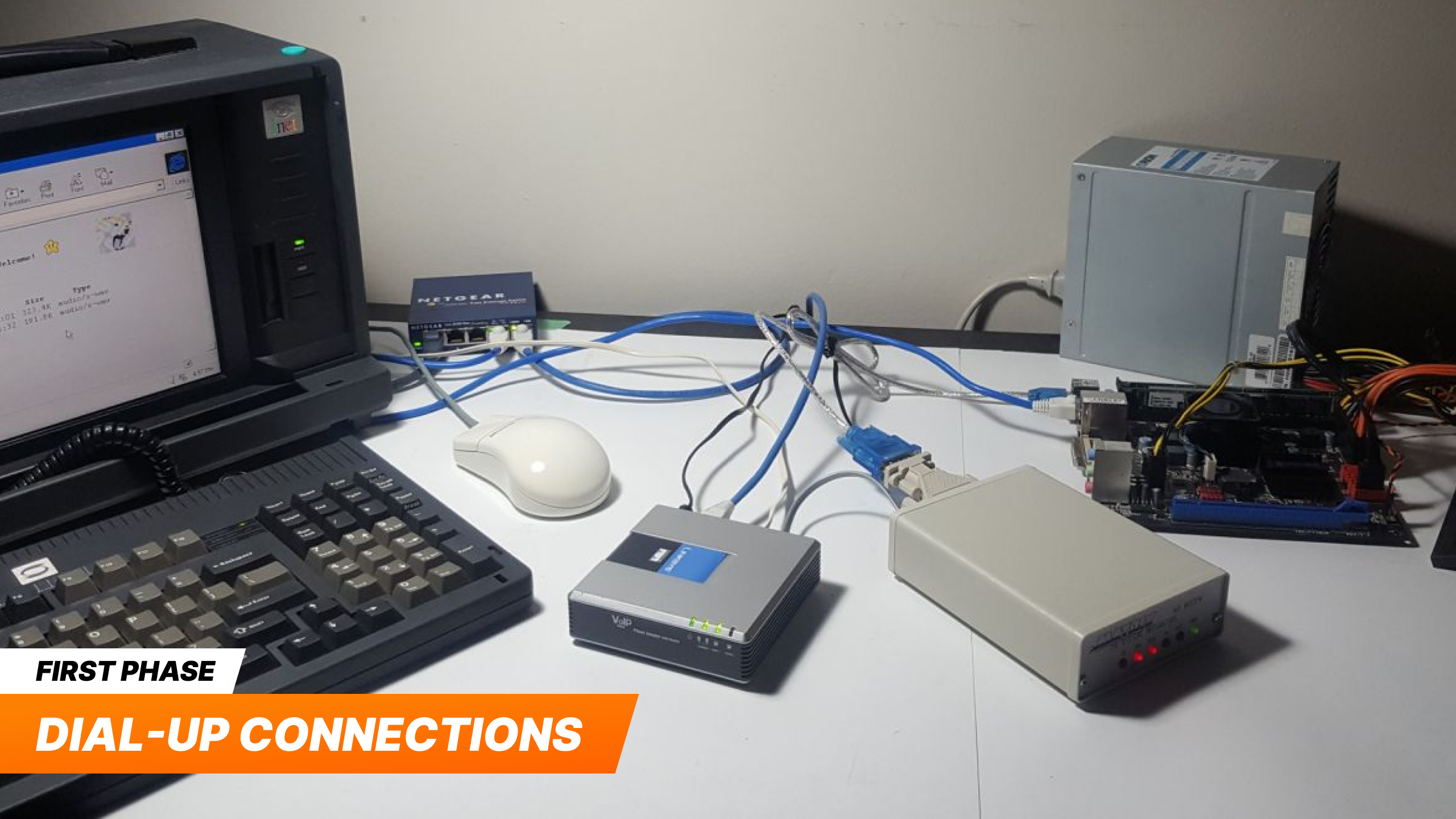 Evolution of the Internet: From Dial-Up to Fiber Optics